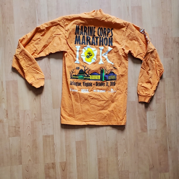 Marine Corps Marathon | Tops | Orange Marine Corps Marathon K 2010 ...